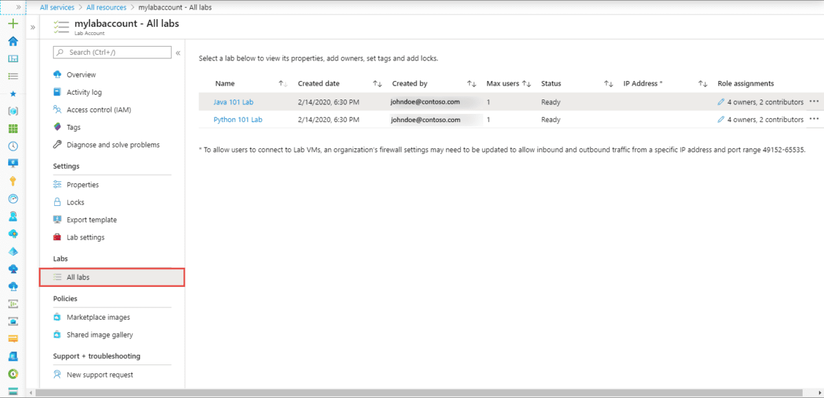 Introducing Azure Lab Services - patrickriedl.at